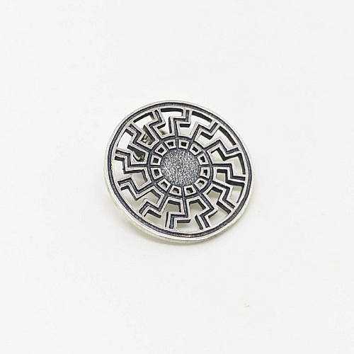 Black Sun Viking Pendant Sun Wheel | Forefathers-Art
